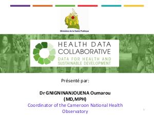 Cameroon - Health Data Collaborative