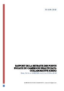Cameroon - Health Data Collaborative